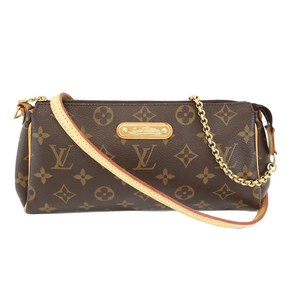 Louis Vuitton | Bags | Louis Vuitton Monogram Eva 2way Brown Shoulder ...